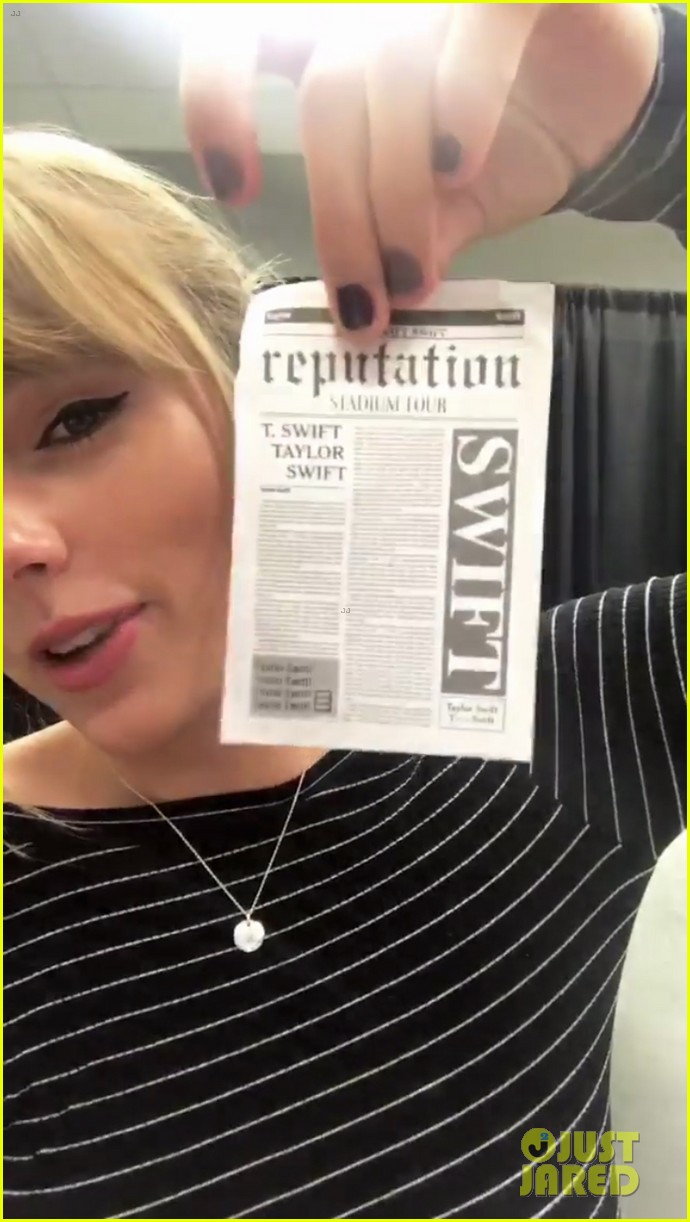 Taylor Swift Shows Off Confetti For Her 'Reputation Tour'!: Photo ...