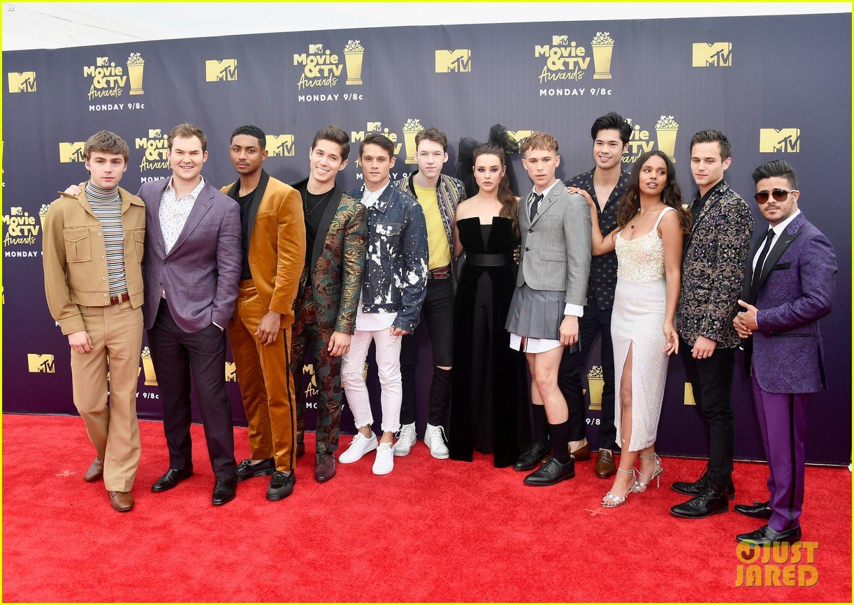 Katherine Langford & Dylan Minnette Join '13 Reasons Why' Cast at MTV Movie & TV Awards 2018 ...