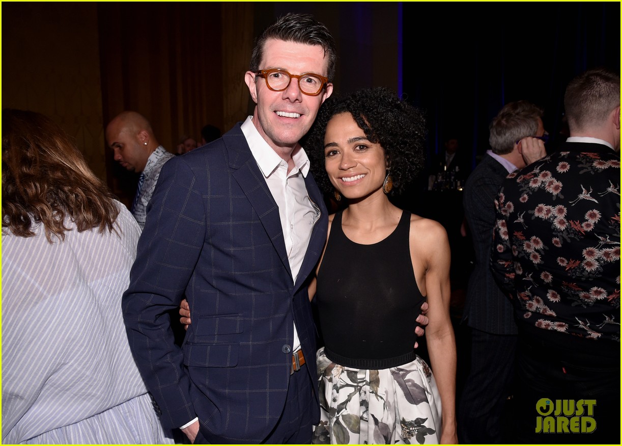 Andrew Garfield & Denise Gough Celebrate at Tony Honors Cocktail Party ...
