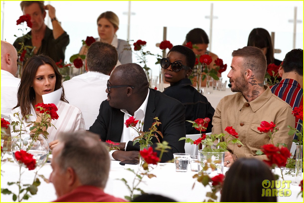 Victoria Beckham Supports Husband David Beckham at Kent & Curwen ...