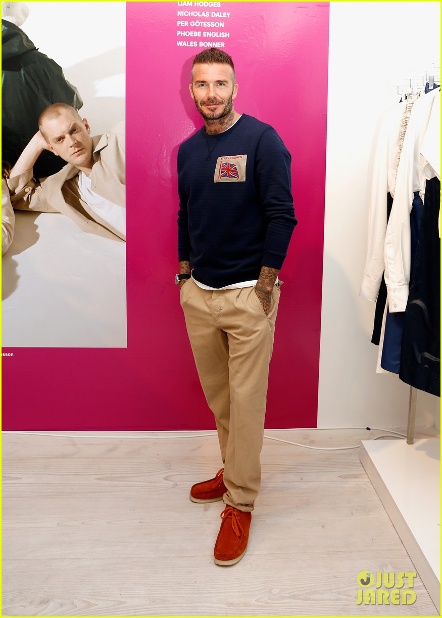 David Beckham Kicks Off Men's Fashion Week With British Fashion Council ...