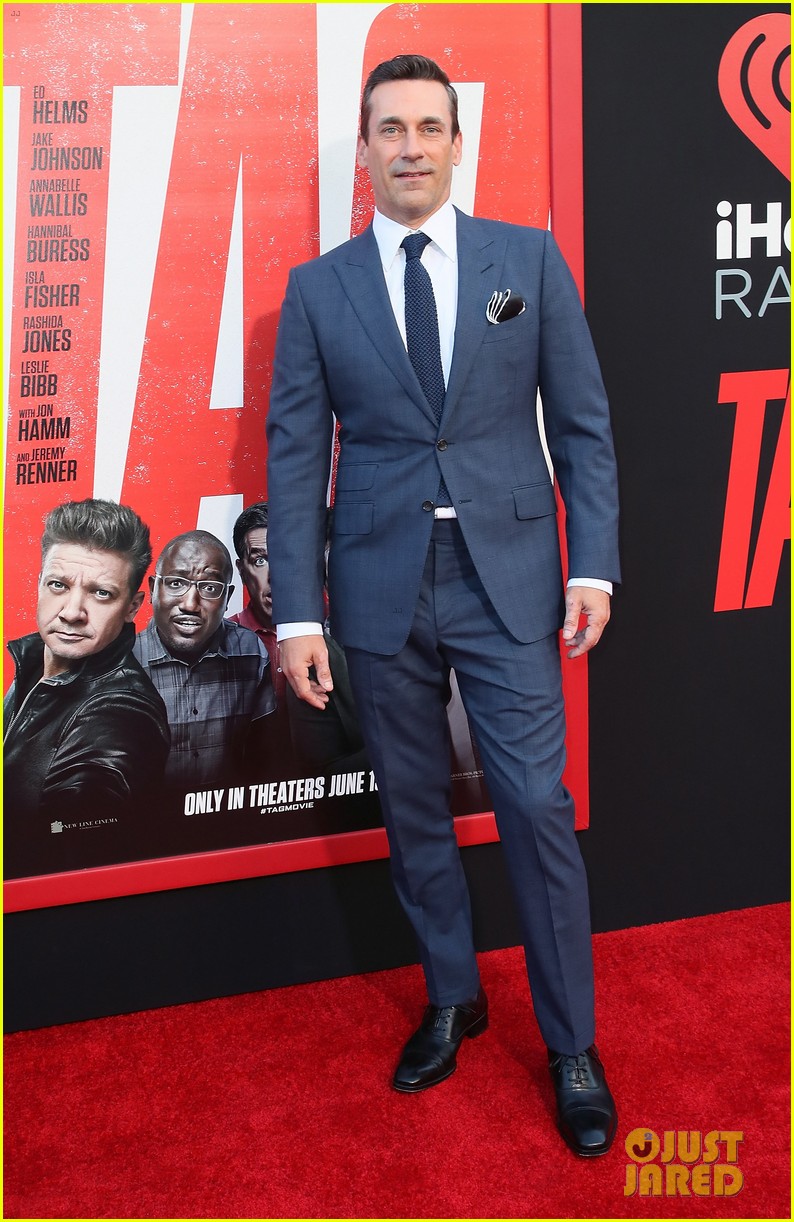 Jon Hamm, Isla Fisher, Jeremy Renner Premiere 'Tag' in Hollywood ...