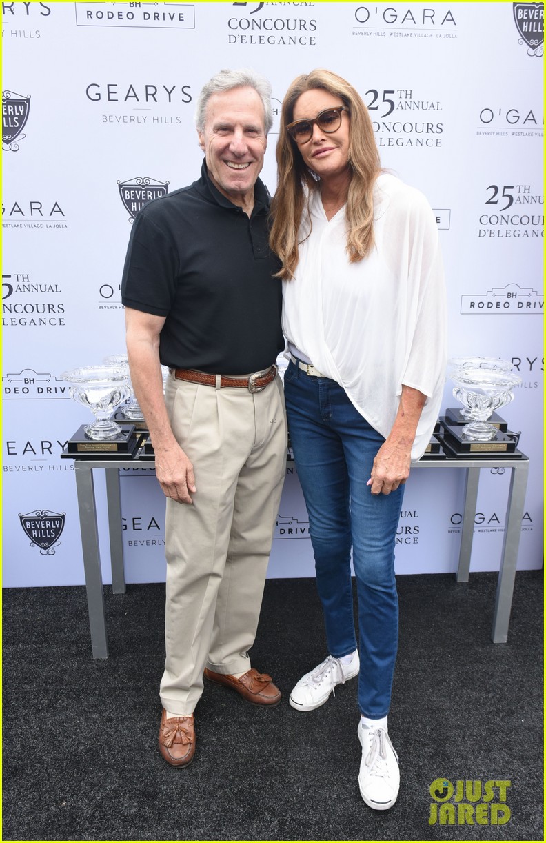Caitlyn Jenner Celebrates Father's Day at Concours d'Elegance Car Show ...