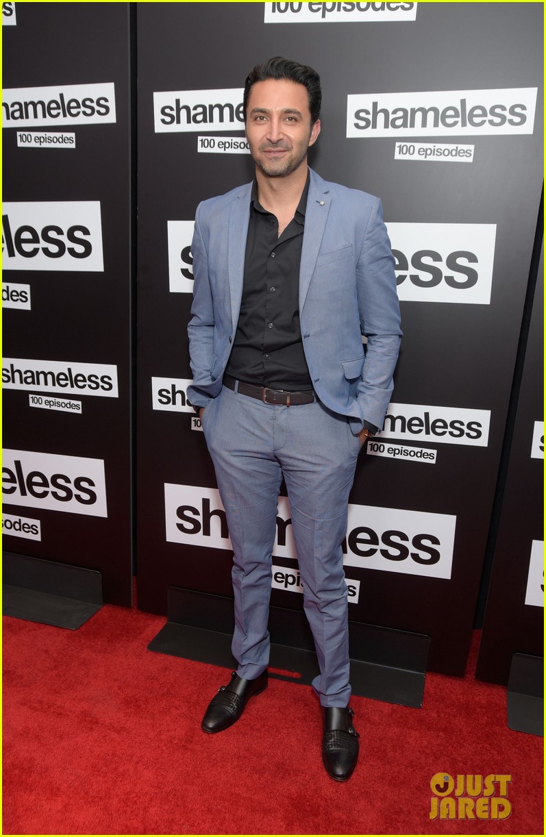 William H. Macy Joins Emmy Rossum & Sam Esmail at 'Shameless' 100-Episode Celebration: Photo ...