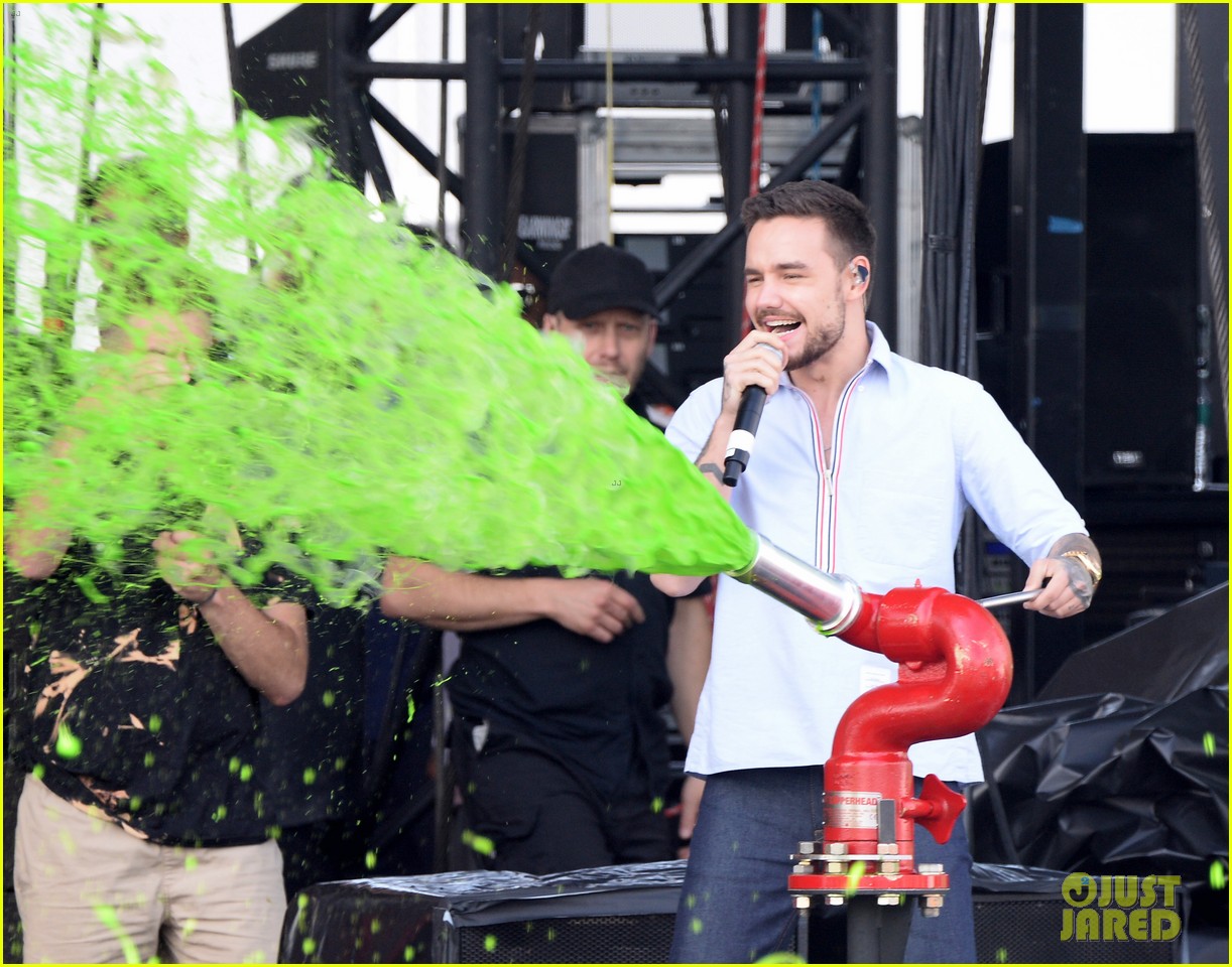 Liam Payne Rocks Out at Nickelodeon SlimeFest in Chicago!: Photo ...