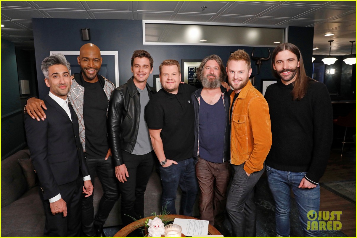 'Queer Eye' Cast Help James Corden Make Over 'Late Late Show' Guitarist ...