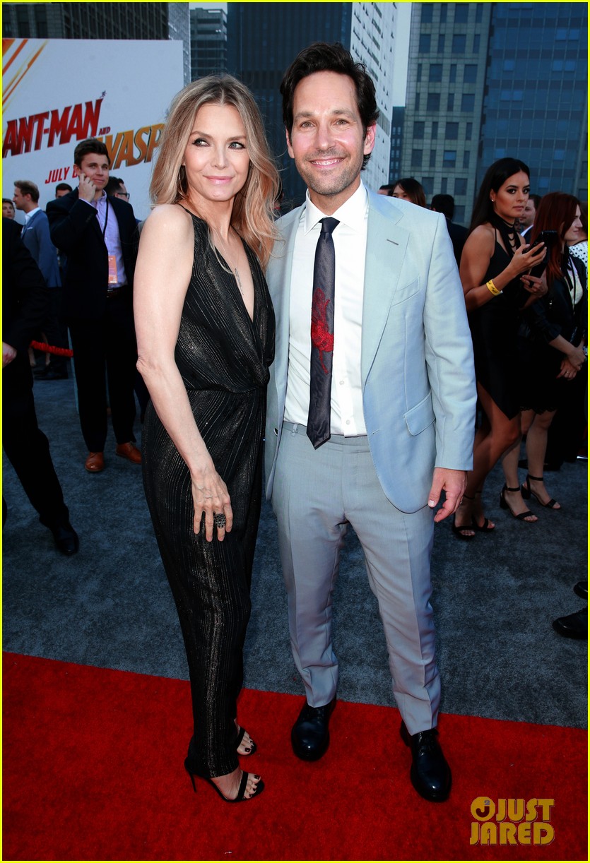 Paul Rudd, Evangeline Lilly, & Michelle Pfeiffer Premiere 'Ant-Man ...