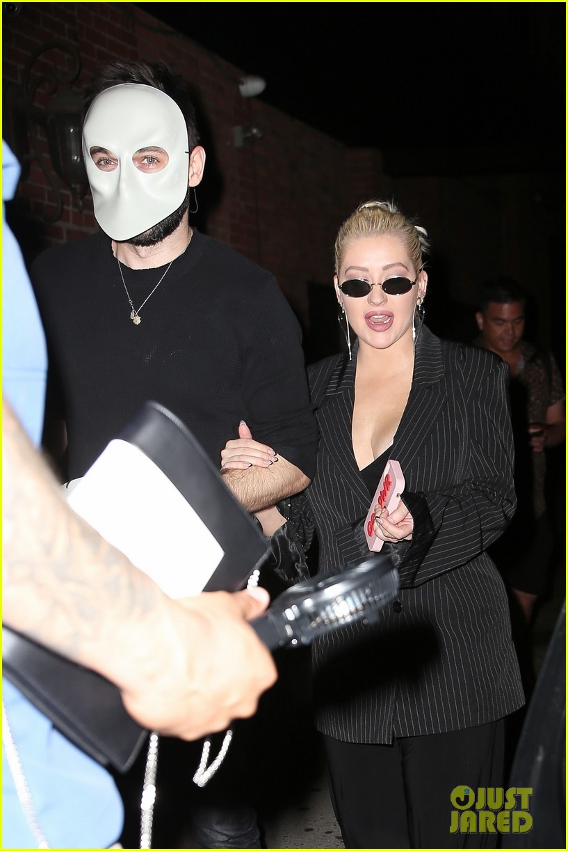 Christina Aguilera & Fiance Matthew Rutler Attend 'Sleep No More' in ...