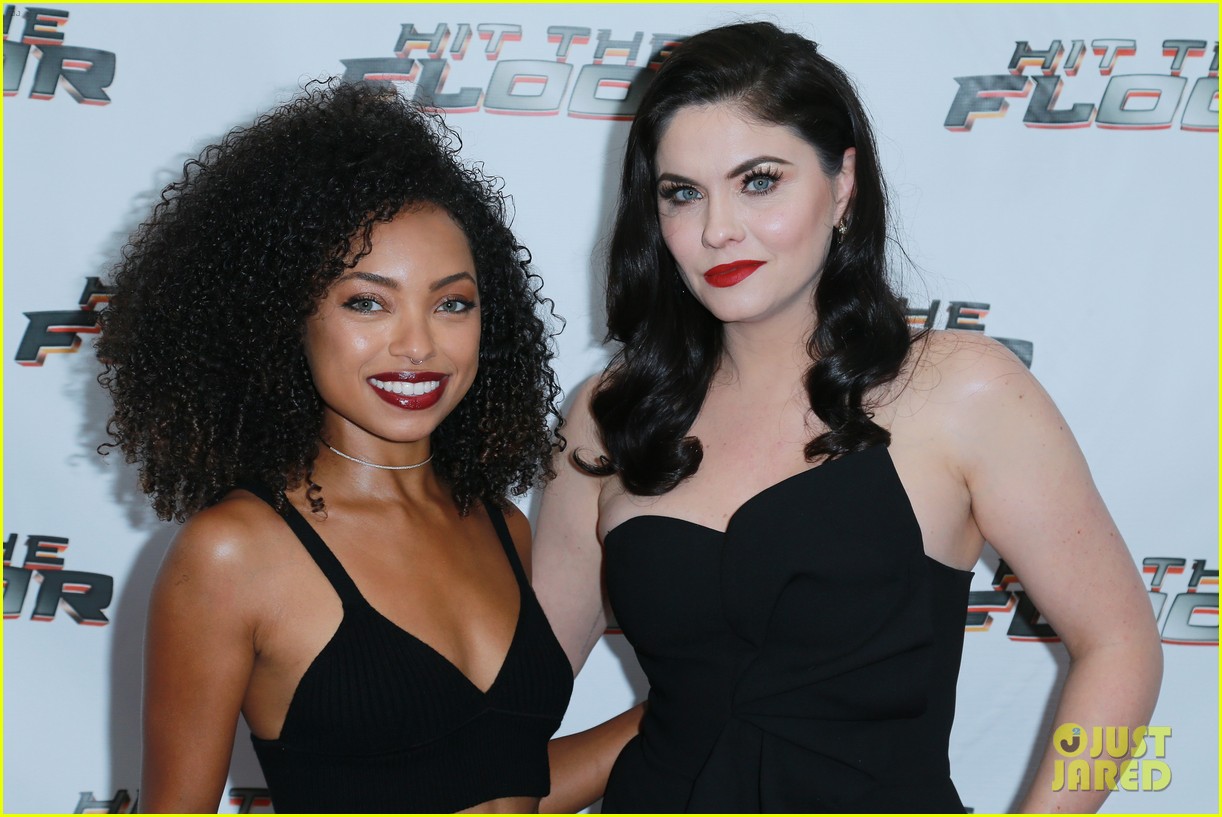 Logan Browning Supports 'Hit The Floor' Cast at Season 4 Premiere ...