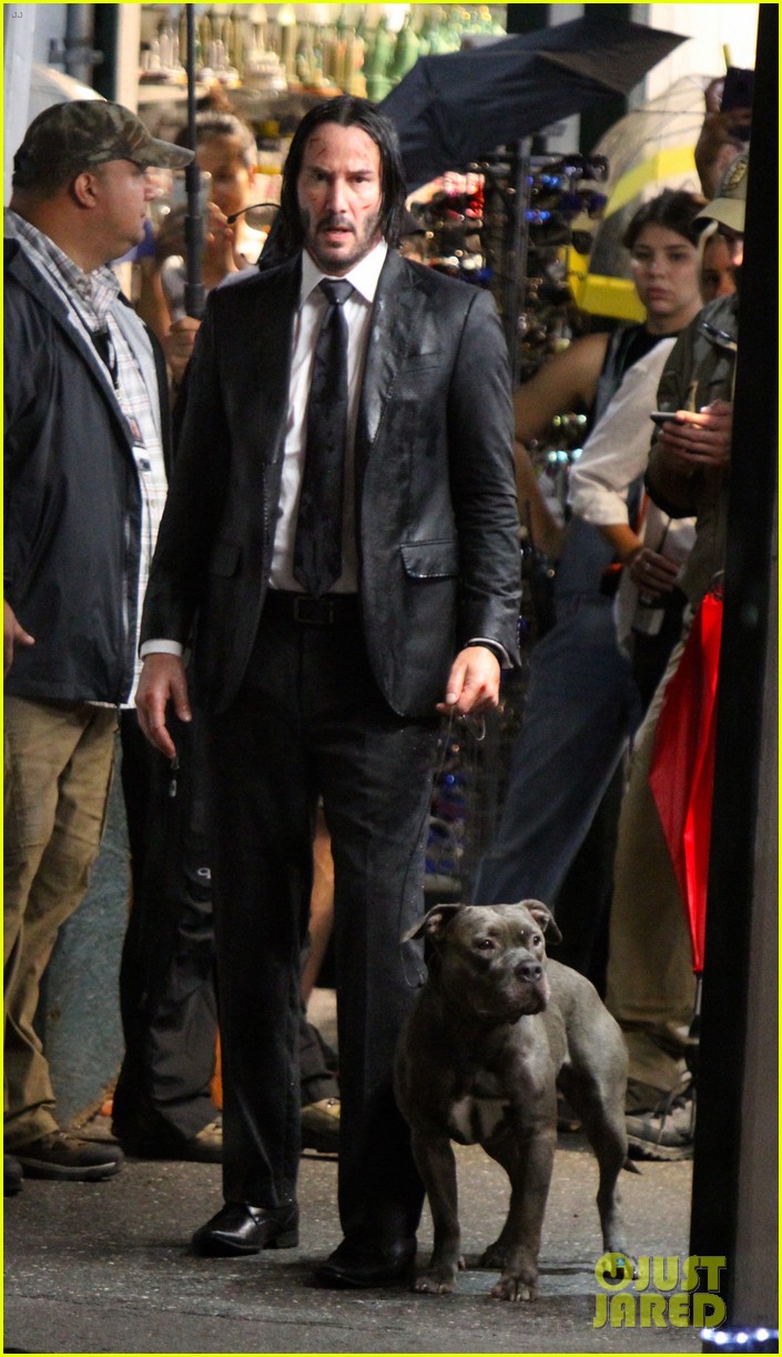 Keanu Reeves Is Soaking Wet While Filming 'John Wick 3': Photo 4112281 ...