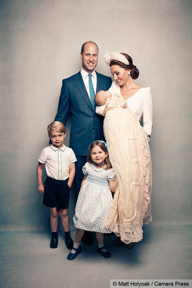 Prince Louis' Christening Photos Show the Royal Family All Gathered ...