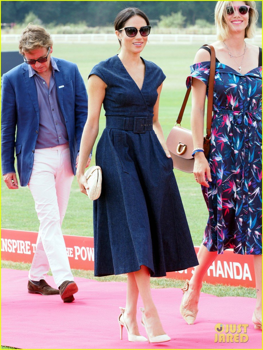 Duchess Meghan Markle Makes Surprise Appearance to Watch Polo with ...