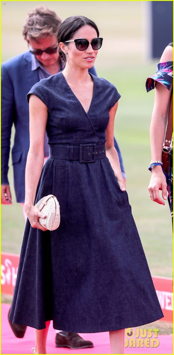 Duchess Meghan Markle Makes Surprise Appearance to Watch Polo with ...