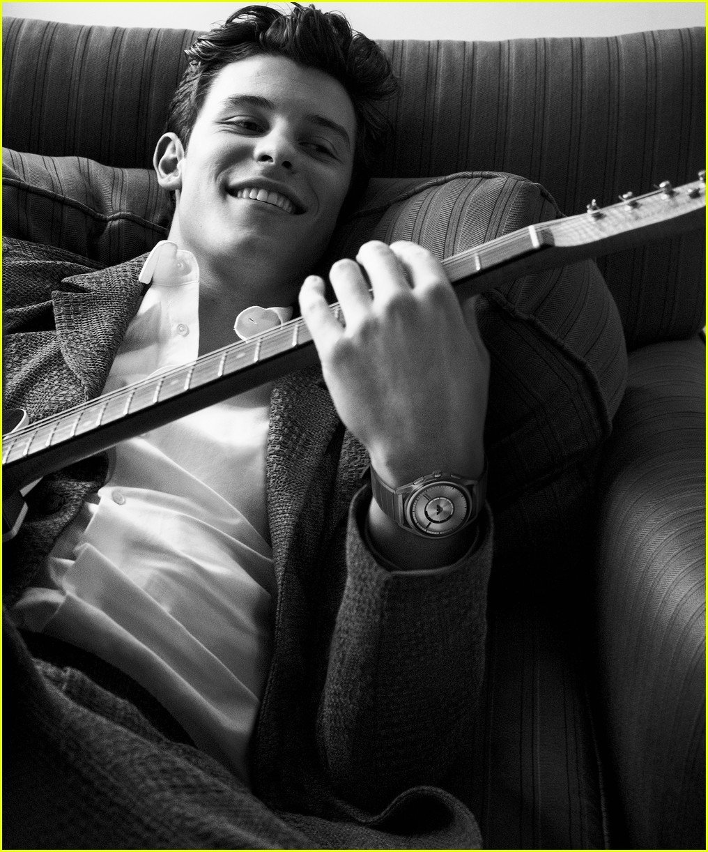 Shawn Mendes Models Emporio Armani's Smartwatches for New Campaign ...