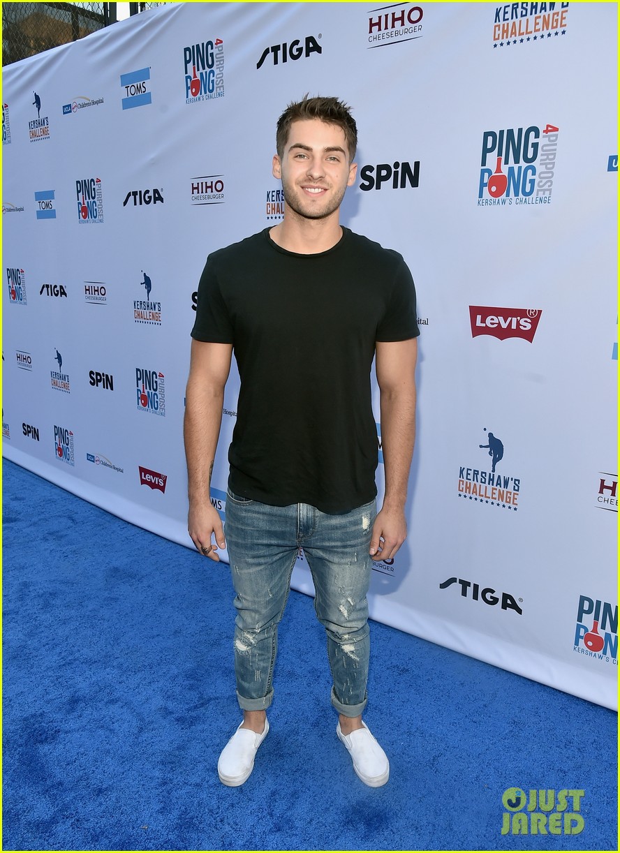 Sarah Hyland & Boyfriend Wells Adams Couple Up at Clayton Kershaw's ...