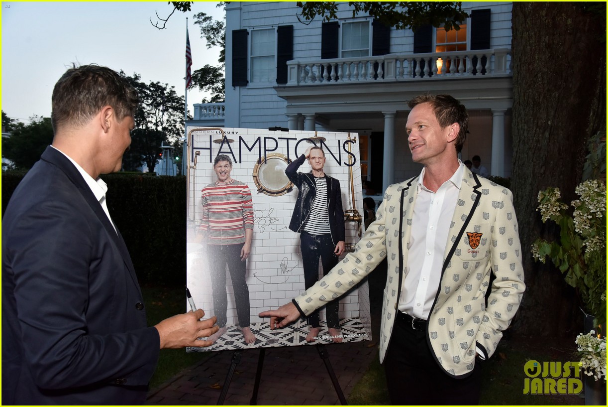 Neil Patrick Harris & David Burtka Celebrate 'Hamptons Magazine' Cover ...