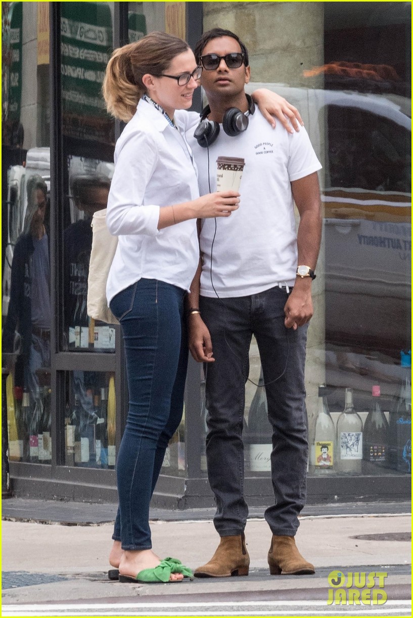 Aziz Ansari Steps Out with Girlfriend Serena Campbell in NYC: Photo ...