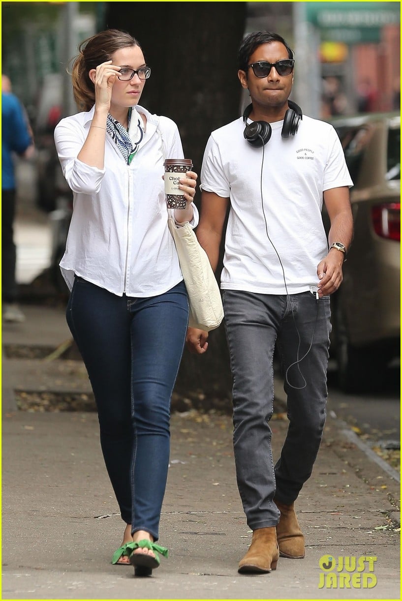 Aziz Ansari Steps Out with Girlfriend Serena Campbell in NYC: Photo ...