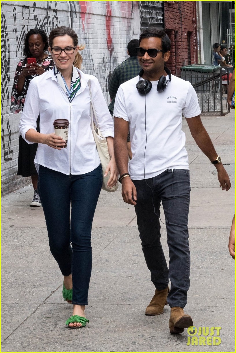 Aziz Ansari Steps Out with Girlfriend Serena Campbell in NYC: Photo ...