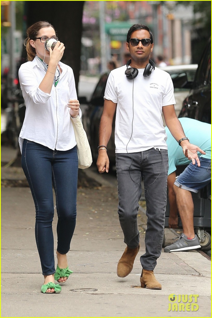 Aziz Ansari Steps Out with Girlfriend Serena Campbell in NYC: Photo ...