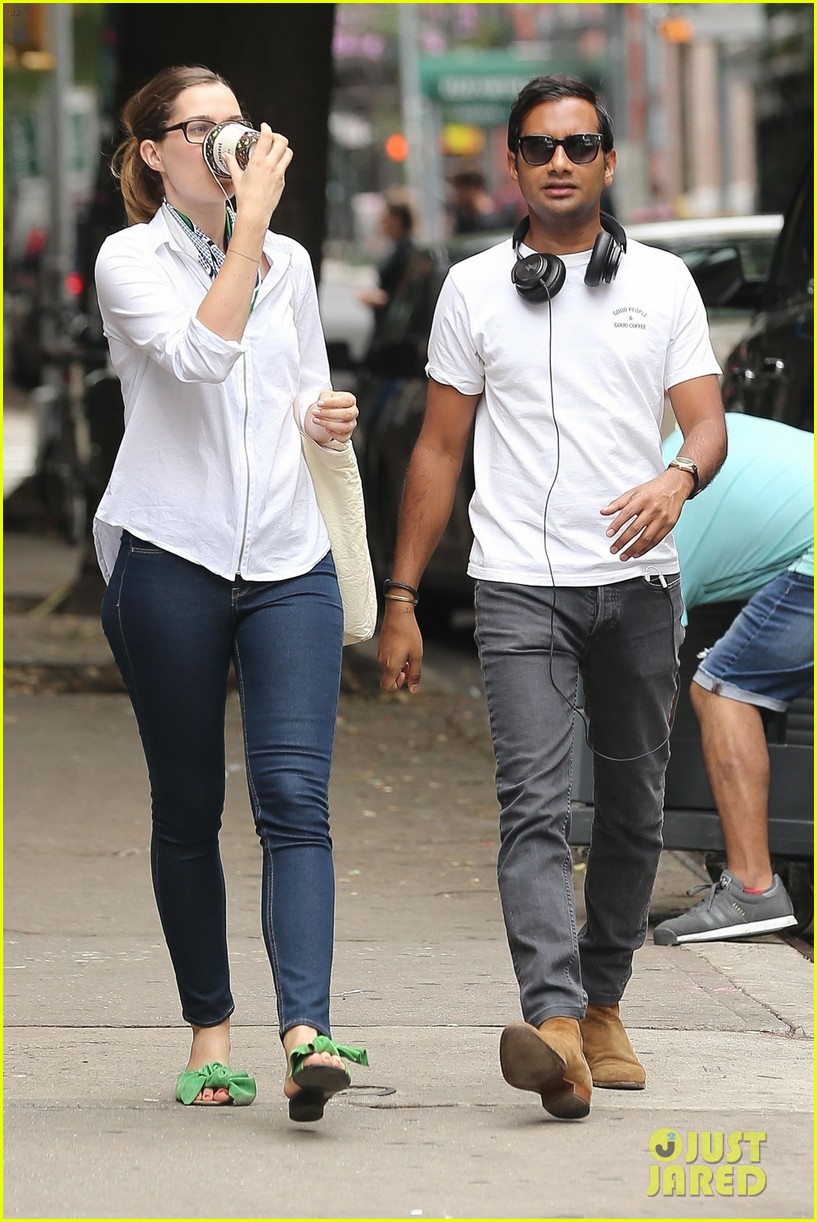 Aziz Ansari Steps Out with Girlfriend Serena Campbell in NYC: Photo ...