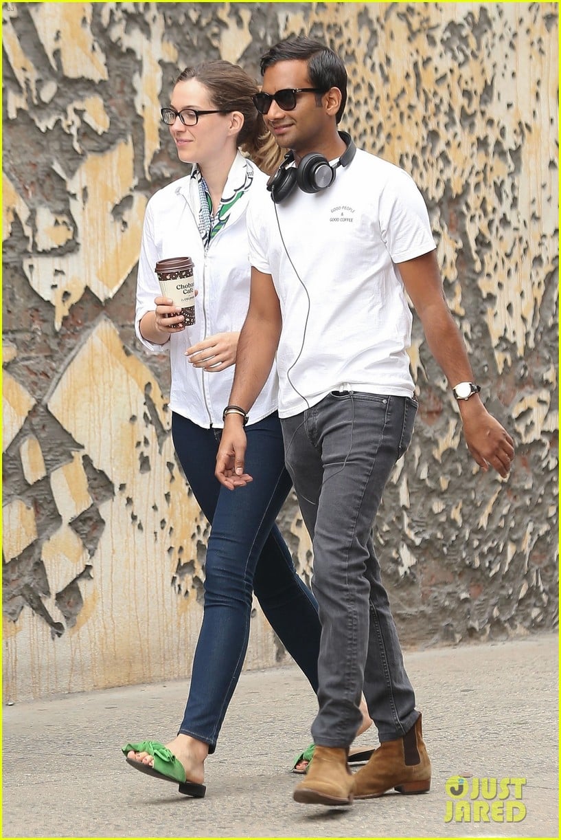 Aziz Ansari Steps Out with Girlfriend Serena Campbell in NYC: Photo ...