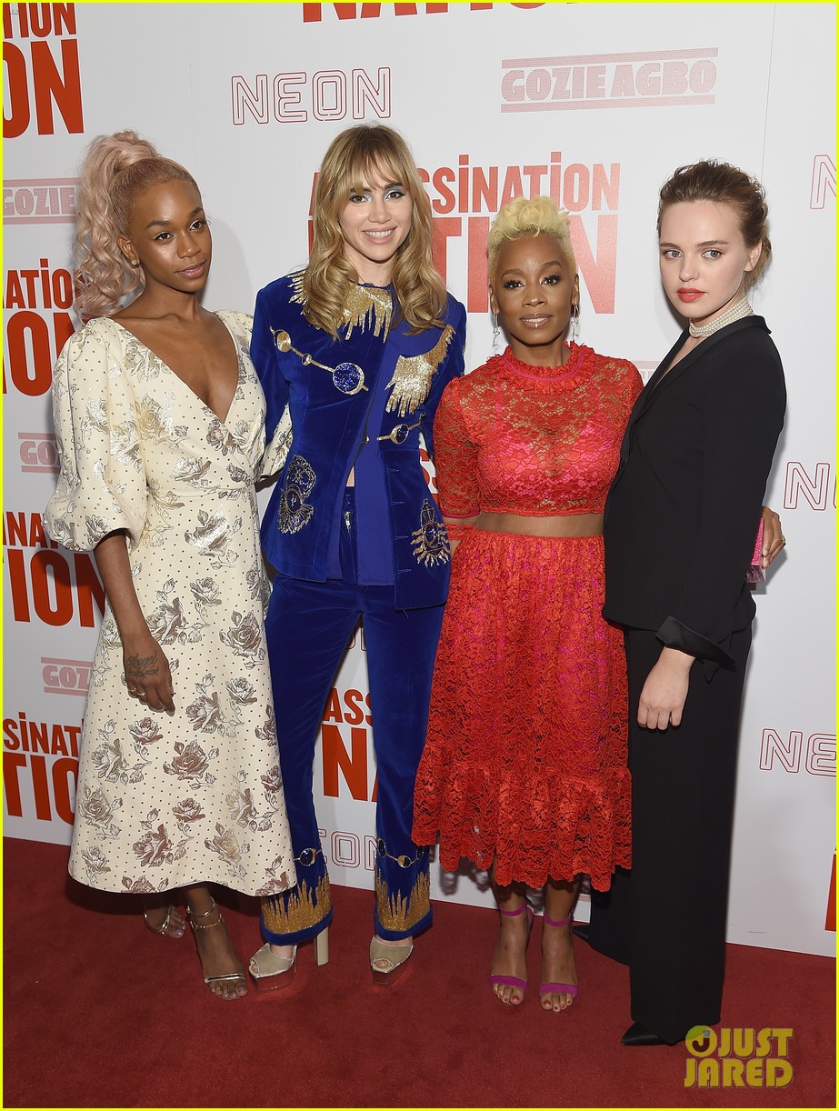 'Assassination Nation' Cast Teams Up for New York Screening: Photo ...