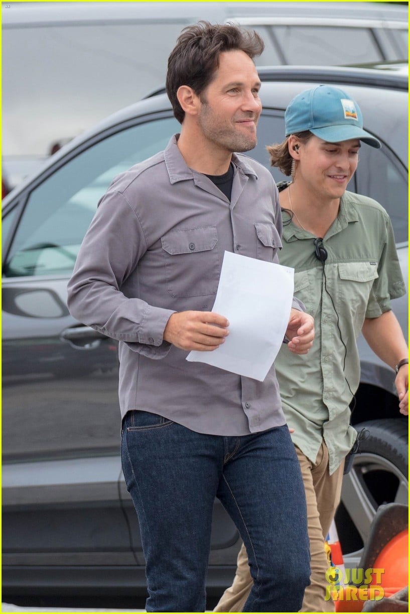 Chris Evans, Paul Rudd & Scarlett Johansson Film 'Avengers 4' in ...