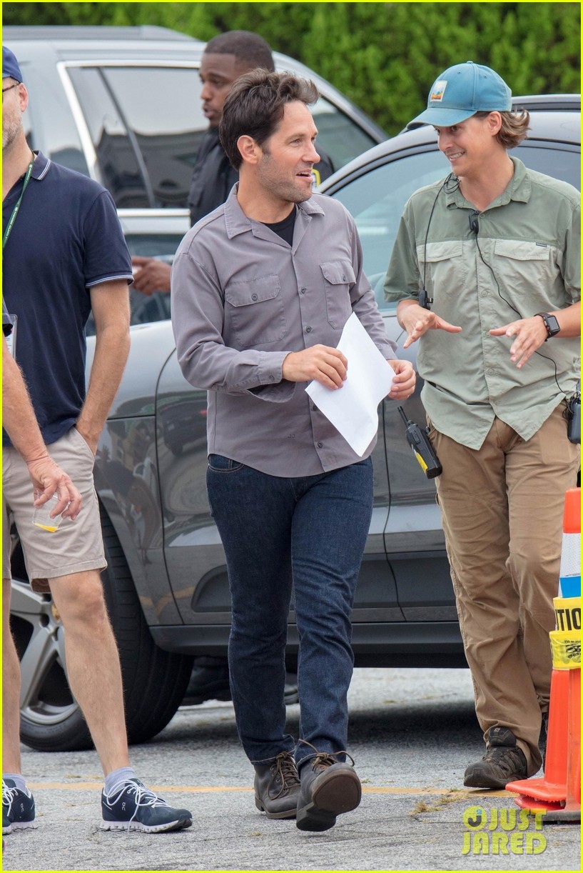 Chris Evans, Paul Rudd & Scarlett Johansson Film 'Avengers 4' in ...