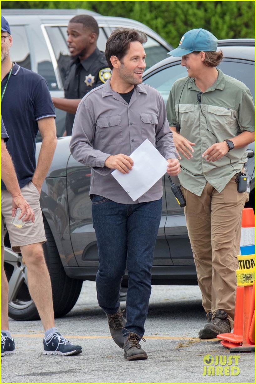 Chris Evans, Paul Rudd & Scarlett Johansson Film 'Avengers 4' in ...