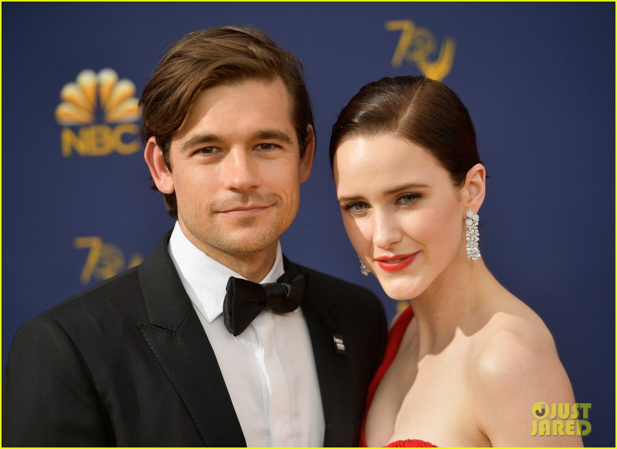 Rachel Brosnahan is Joined by Longtime Love Jason Ralph at Emmys 2018 ...