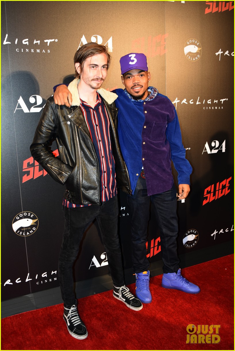 Chance the Rapper & Zazie Beetz Step Out for 'Slice' Premiere: Photo ...