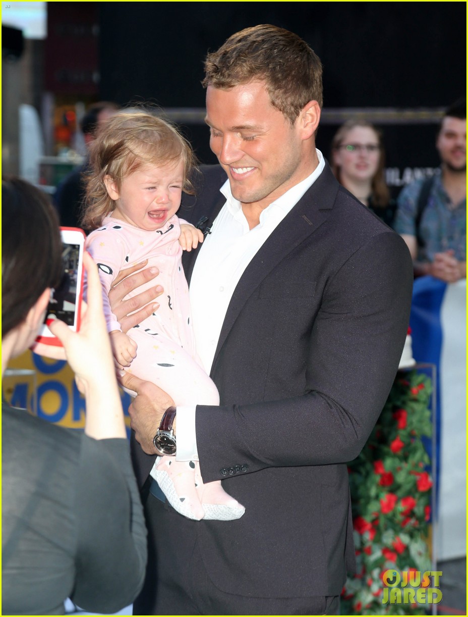 The Bachelor's Colton Underwood Holds a Fan's Crying Baby: Photo ...