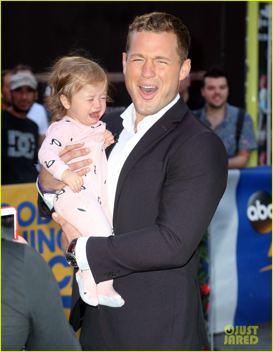 The Bachelor's Colton Underwood Holds a Fan's Crying Baby: Photo ...