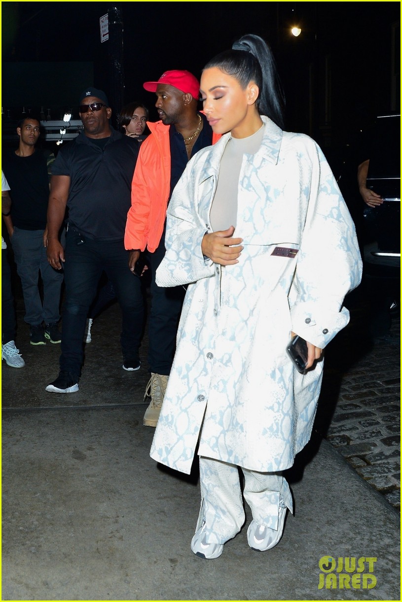 Kanye West & Kim Kardashian Step Out After He Gets Booed for Pro-Trump ...