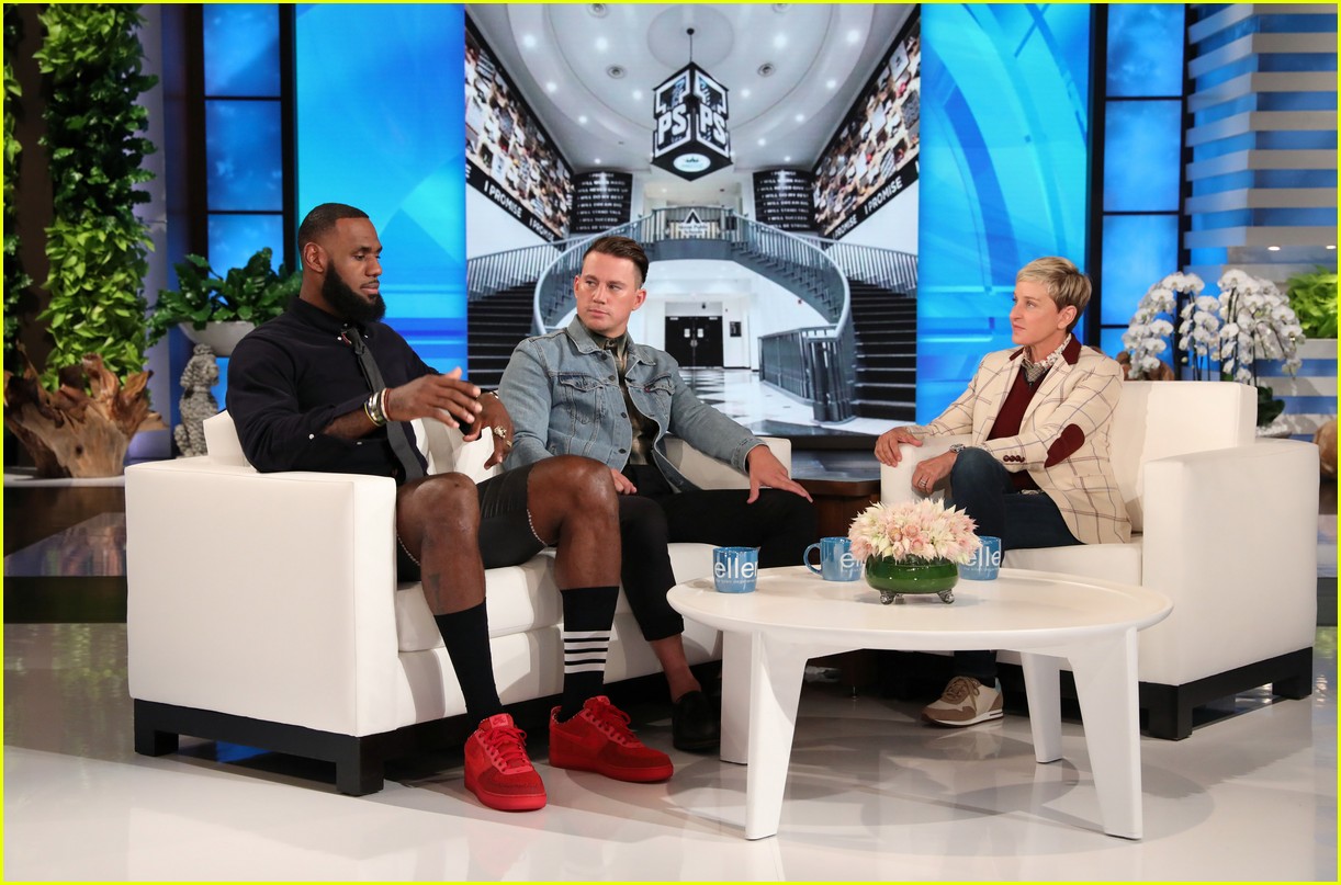 LeBron James & Channing Tatum Do Ridiculous Dares on 'Ellen' - Watch ...