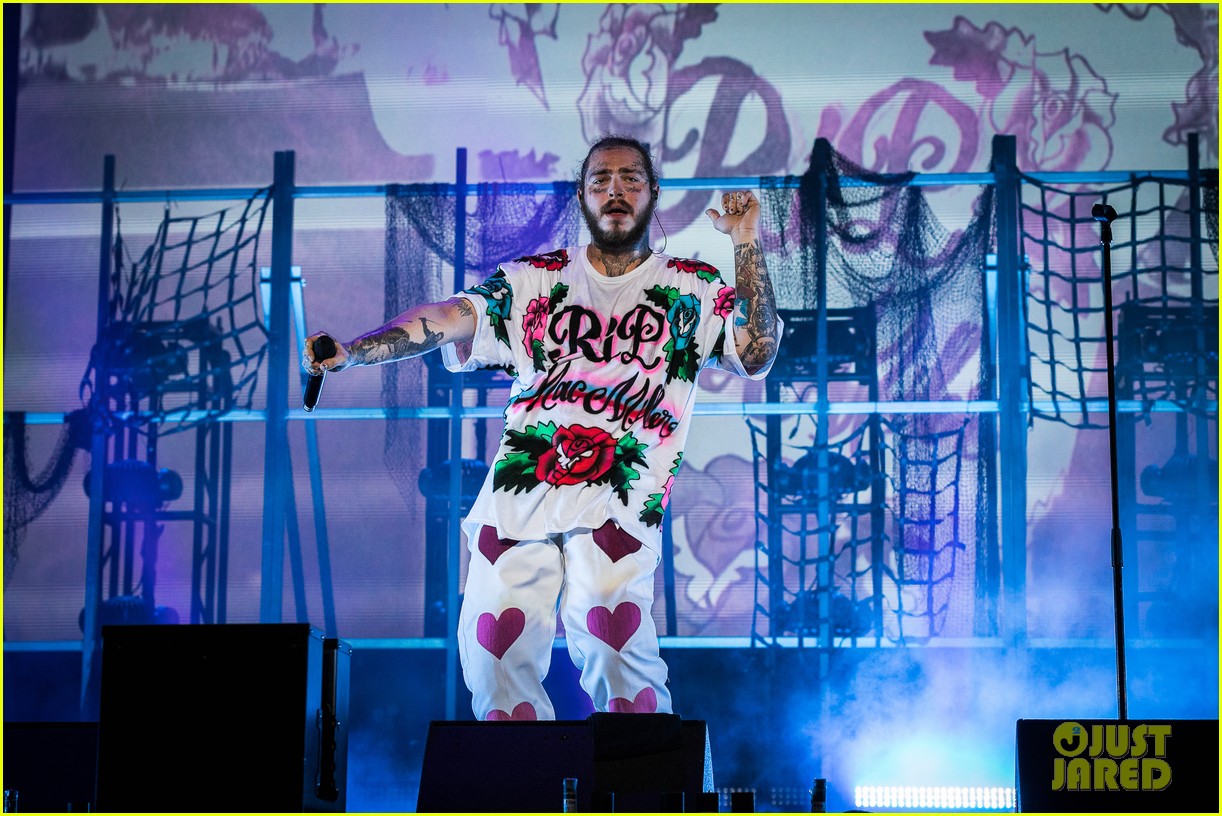 Post Malone Pays Tribute to Mac Miller at KAABOO Del Mar Fest: Photo ...