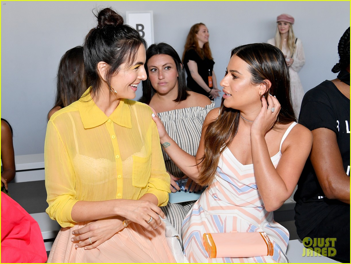 Lea Michele, Camilla Belle, & Crystal Reed Attend Noon By Noor NYFW ...