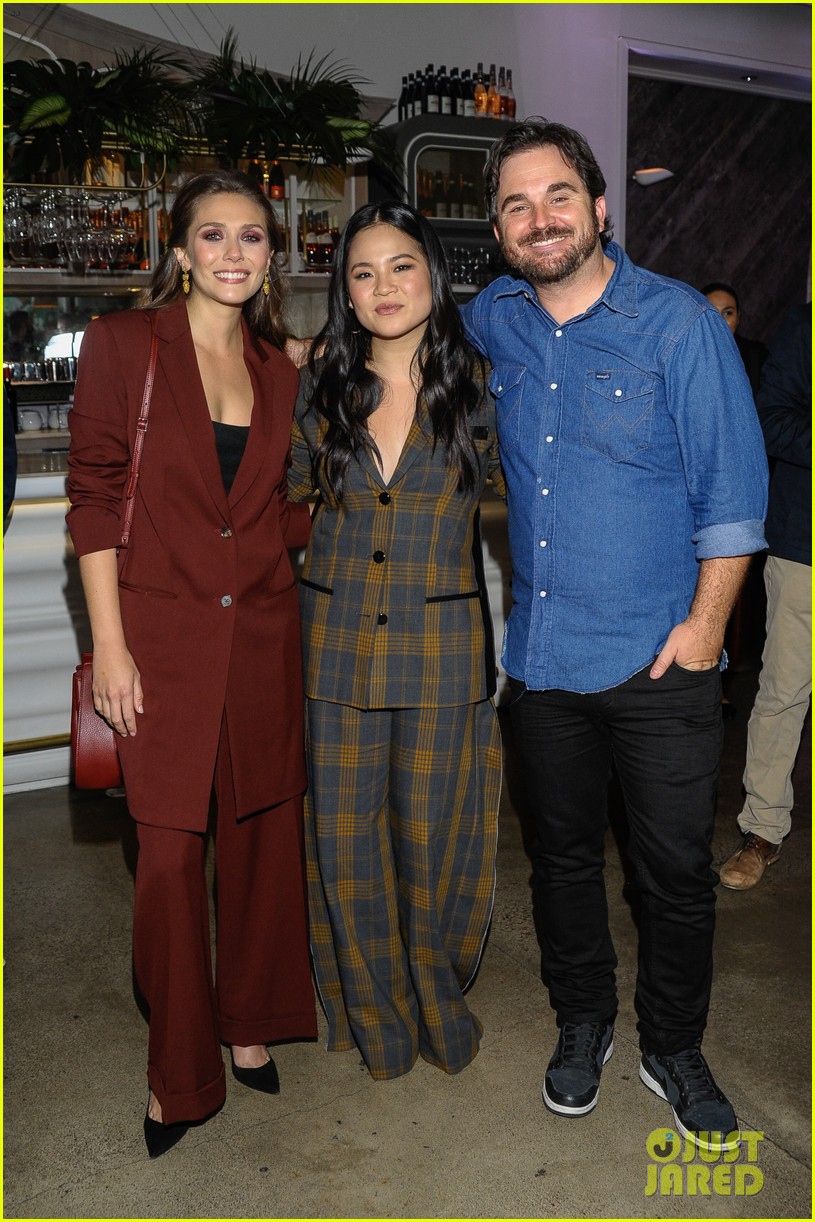 Elizabeth Olsen Reunites with Aaron Taylor Johnson at HFPA & InStyle's ...