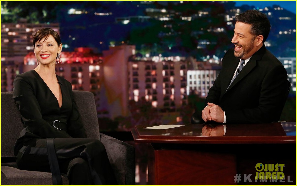 Caitriona Balfe Talks 'Outlander' Spoilers & 'Ford vs. Ferrari' on 'Jimmy Kimmel'!: Photo ...