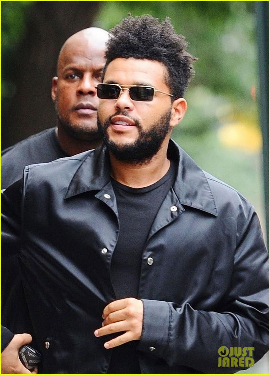 The Weeknd & Bella Hadid Hold Hands While Celebrating Her Birthday ...