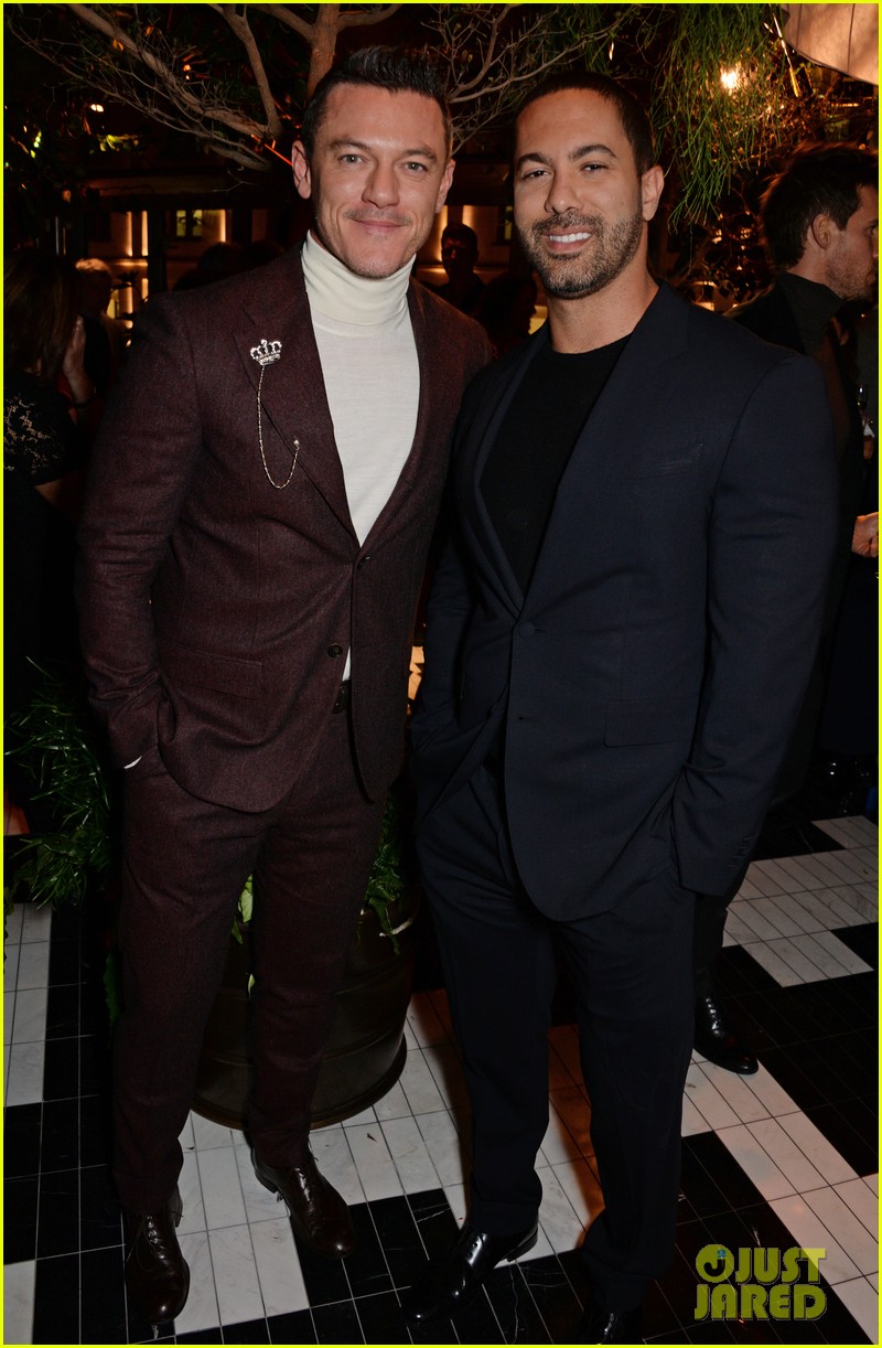 Luke Evans & Boyfriend Victor Turpin Couple Up at GQ Party: Photo ...