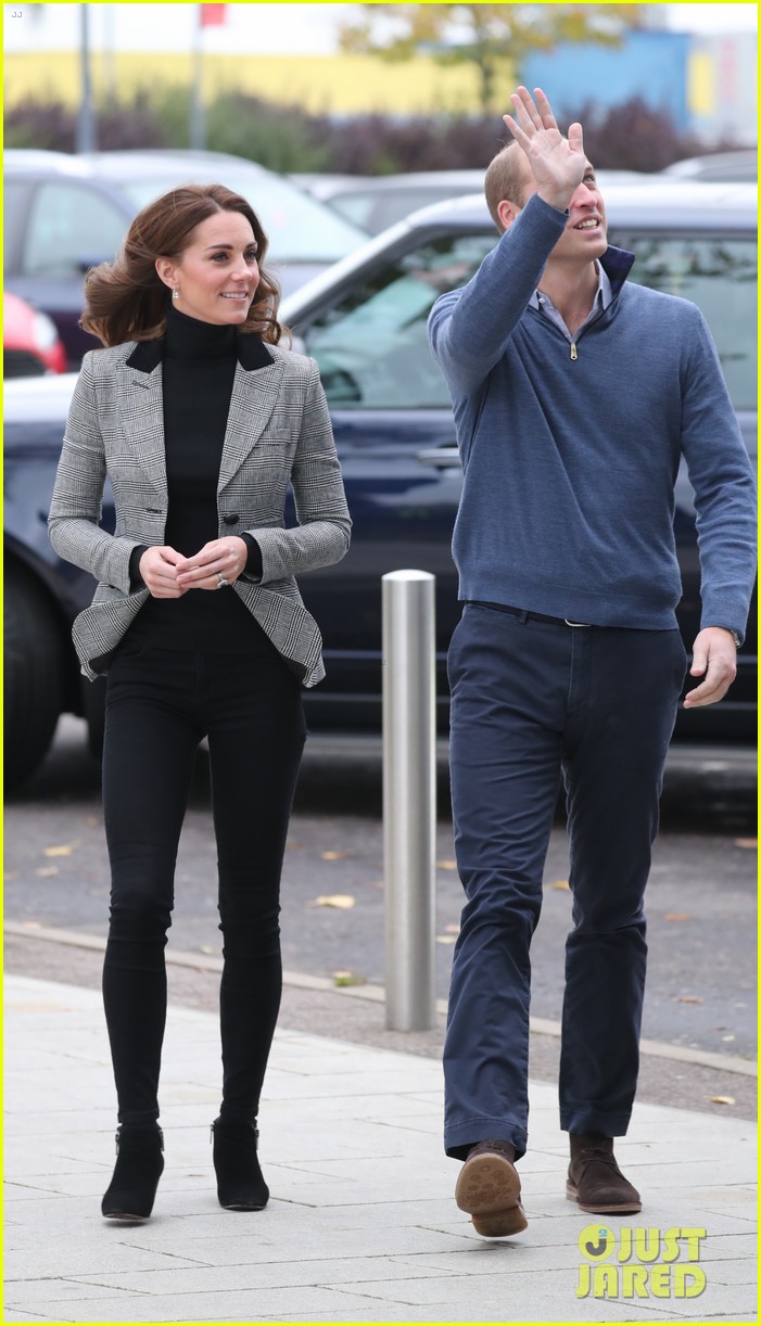 Duchess Kate Middleton & Prince William Make Royal Visit for Coach Core ...