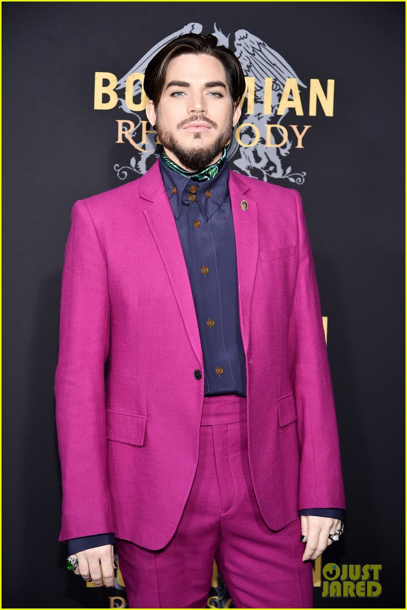 Adam Lambert Joins Rami Malek & Cast at 'Bohemian Rhapsody' NYC ...