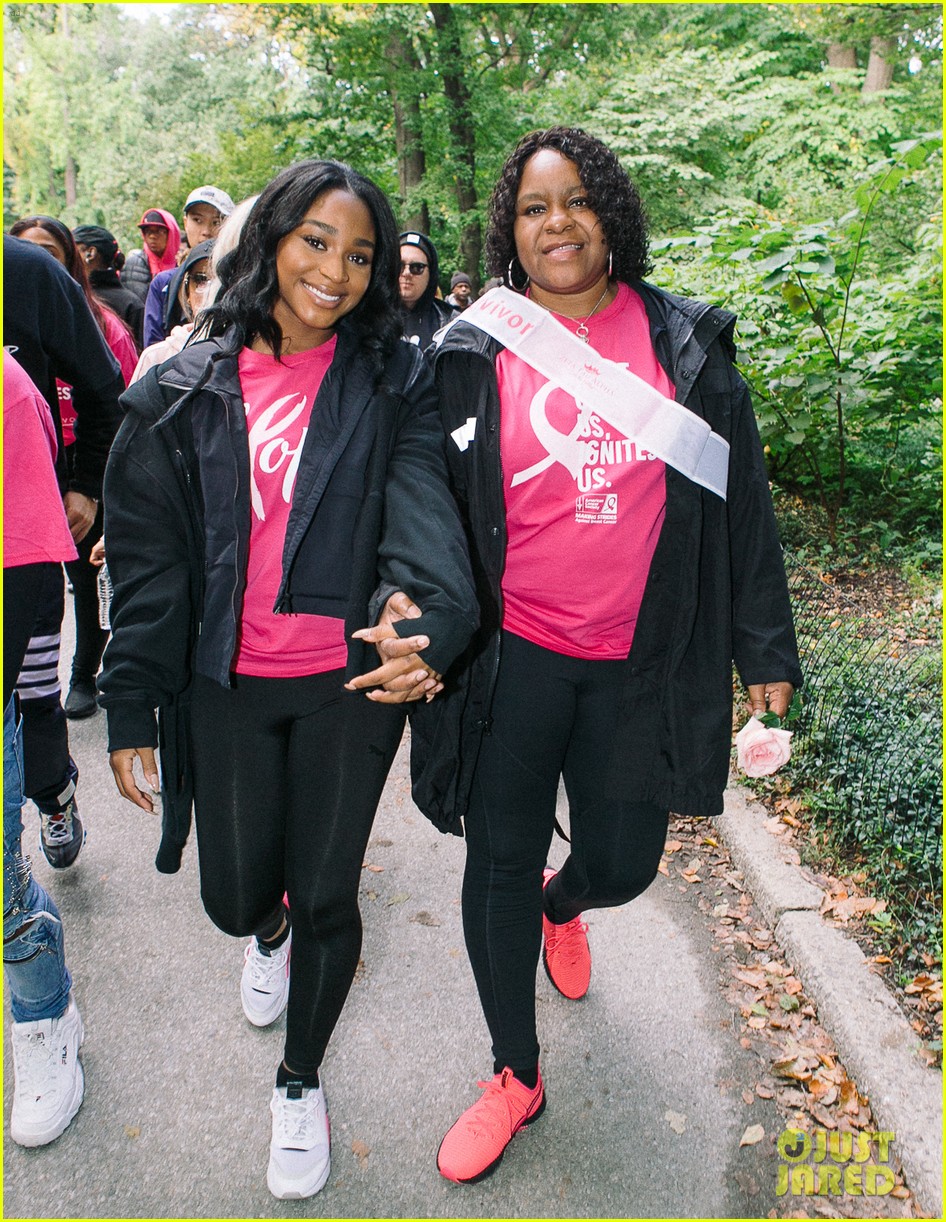 Normani & Her Mom Take Part in American Cancer Society Walk in Central ...