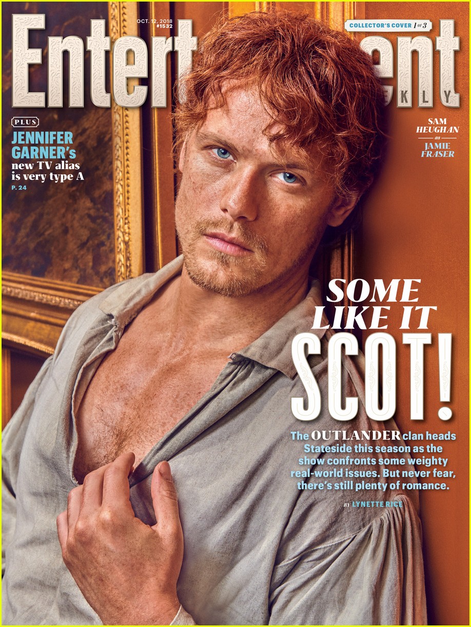 Outlander's Sam Heughan & Caitriona Balfe Are on EW's 3 New Covers ...