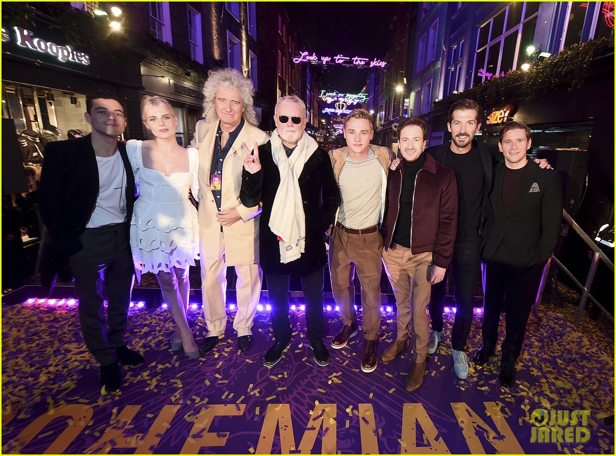 Rami Malek Joins Queen & 'Bohemian Rhapsody' Cast for Carnaby Street ...
