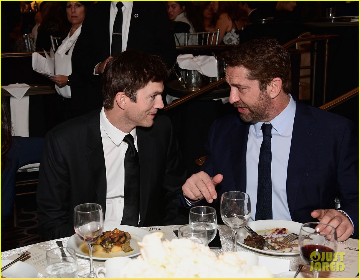 Gerard Butler & Ashton Kutcher Support Israel Defense Forces Soldiers ...