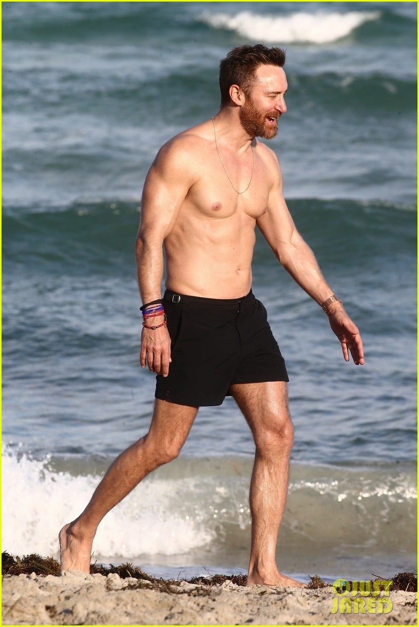 David Guetta Shows PDA With Girlfriend Jessica Ledon During Miami ...