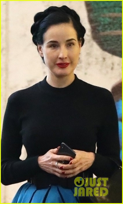 Dita Von Teese Spends the Day Shopping with Boyfriend Adam Rajcevich ...